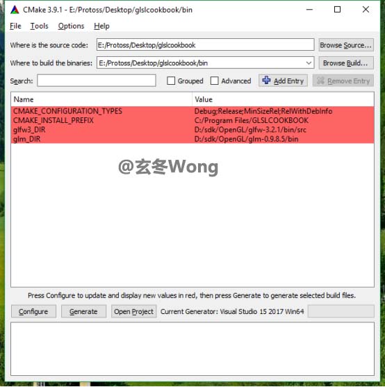 [Build]cmake-gui使用